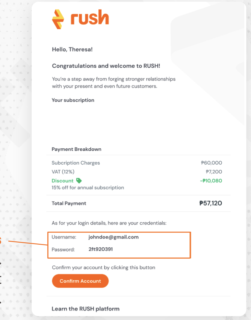 CMS Login Credentials