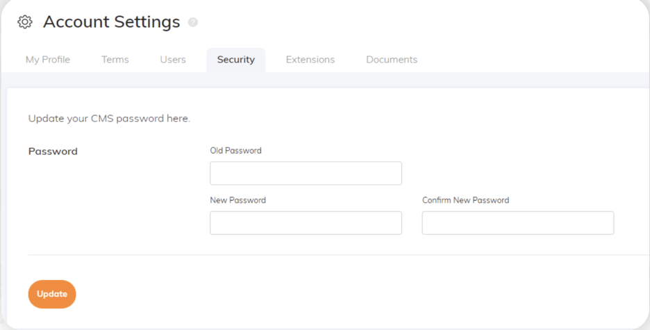 CMS Login Credentials
